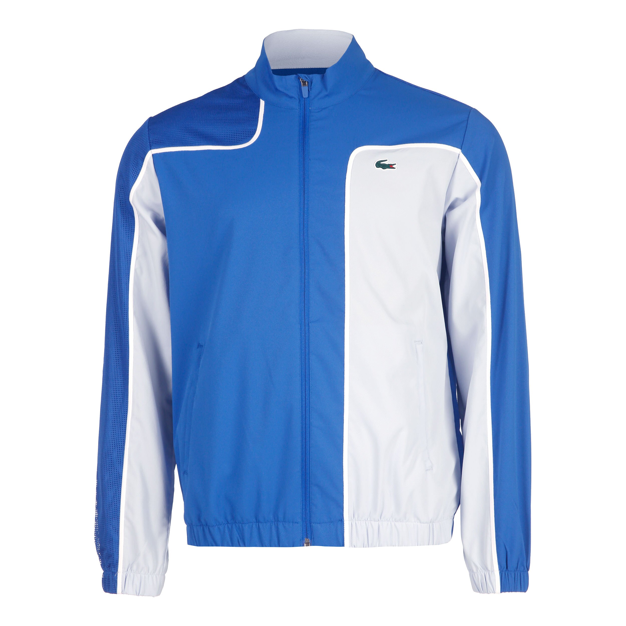 Tennis Overall Colourblock Survetement Hommes Bleu Blanc