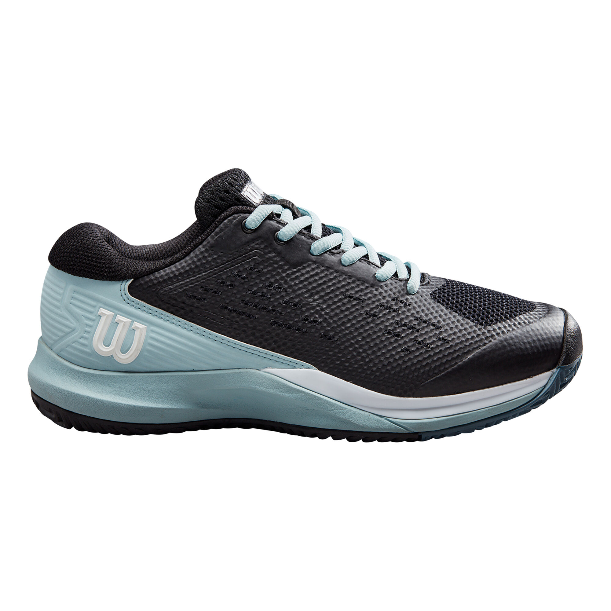 Buy Wilson Rush Pro Ace Chaussures Toutes Surfaces Femmes Noir , Bleu ...