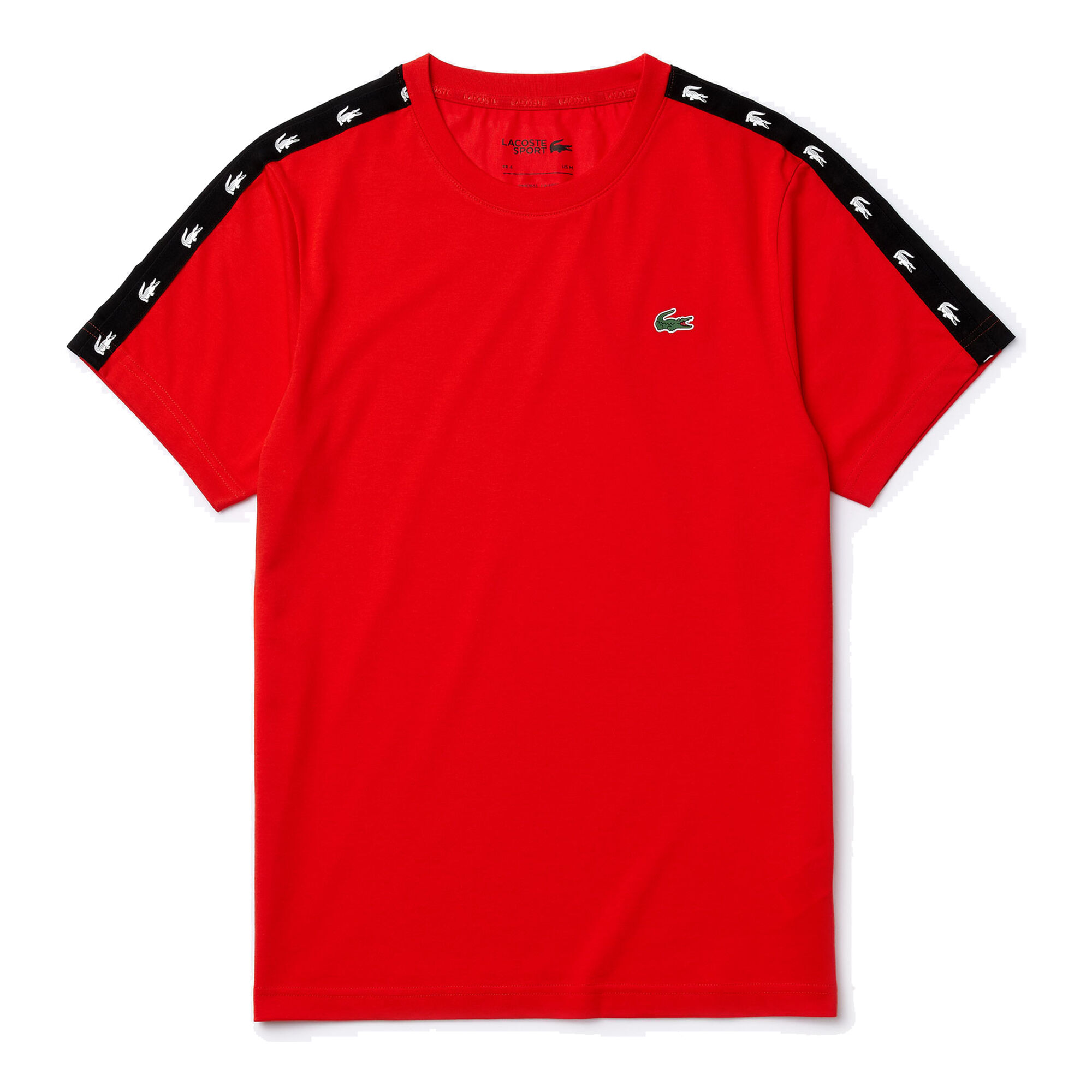 Lacoste T-shirt Hommes - Rouge , Noir acheter en ligne | Tennis-Point