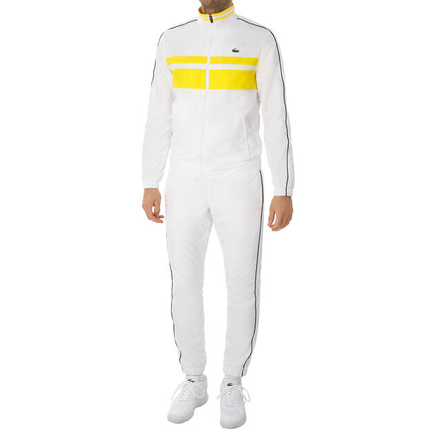 Buy Lacoste Survêtement Hommes Blanc , Jaune online | Tennis Point FR