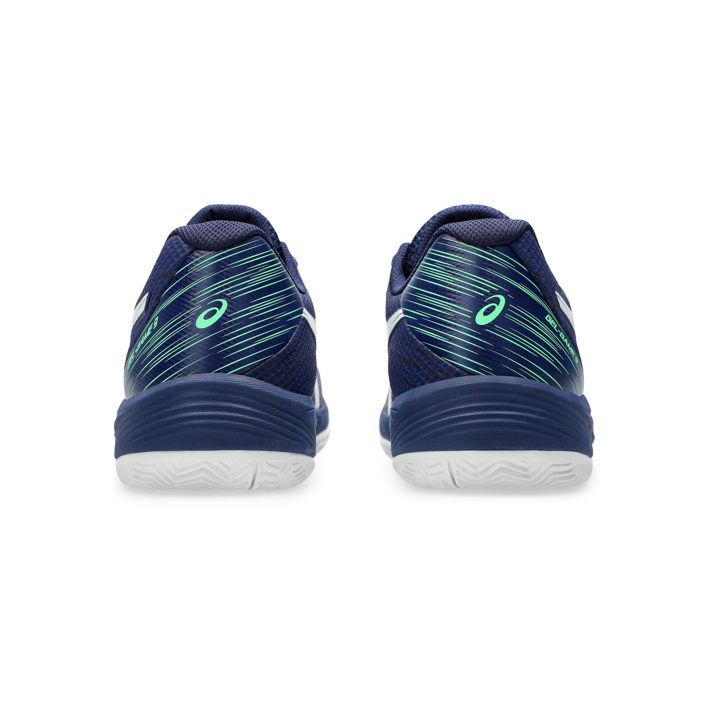 Buy ASICS Gel Game 9 Clay Chaussure Terre Battue Hommes Bleu Fonce Blanc online Tennis Point FR