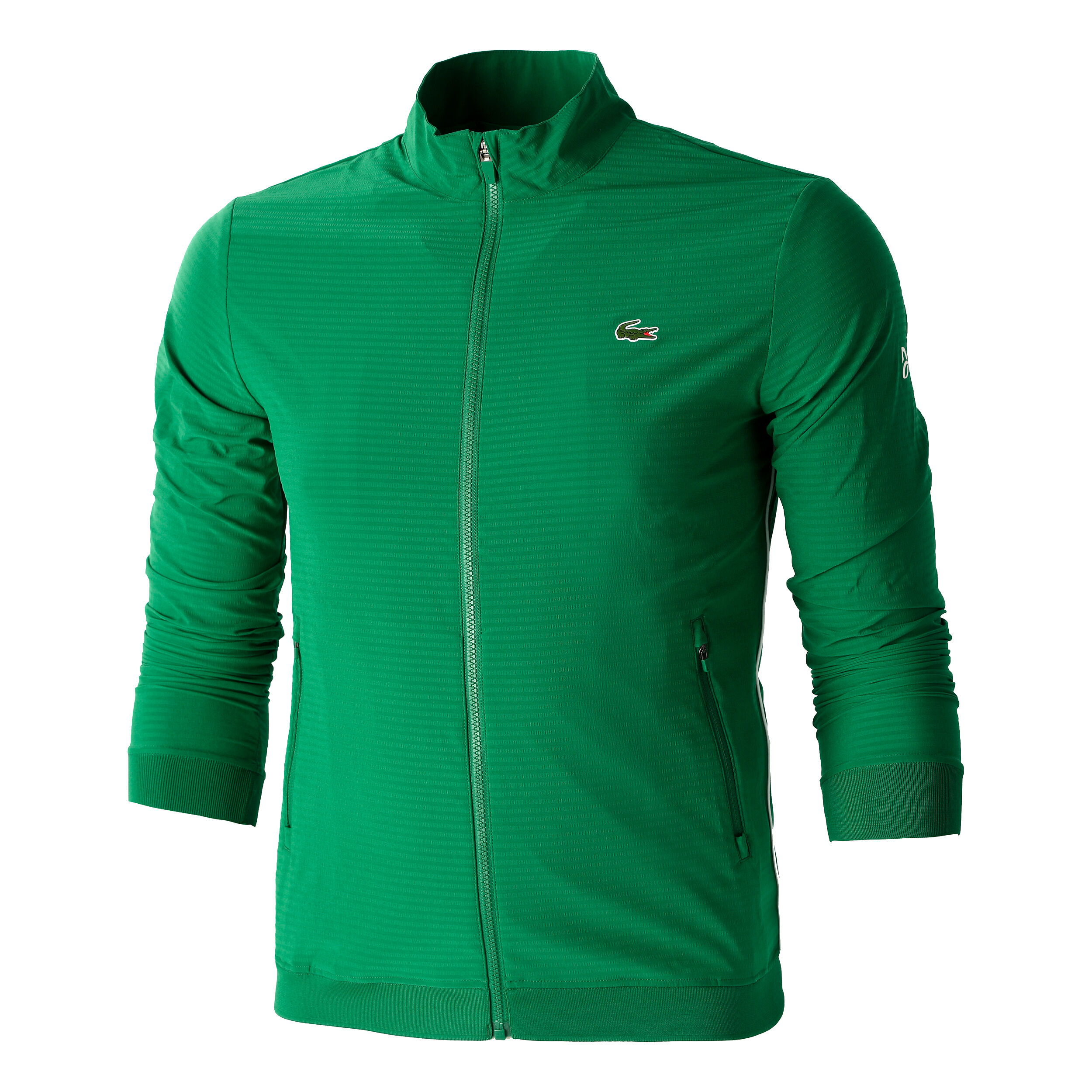 Novak Djokovic Veste De Survetement Hommes Vert Fonce Noir