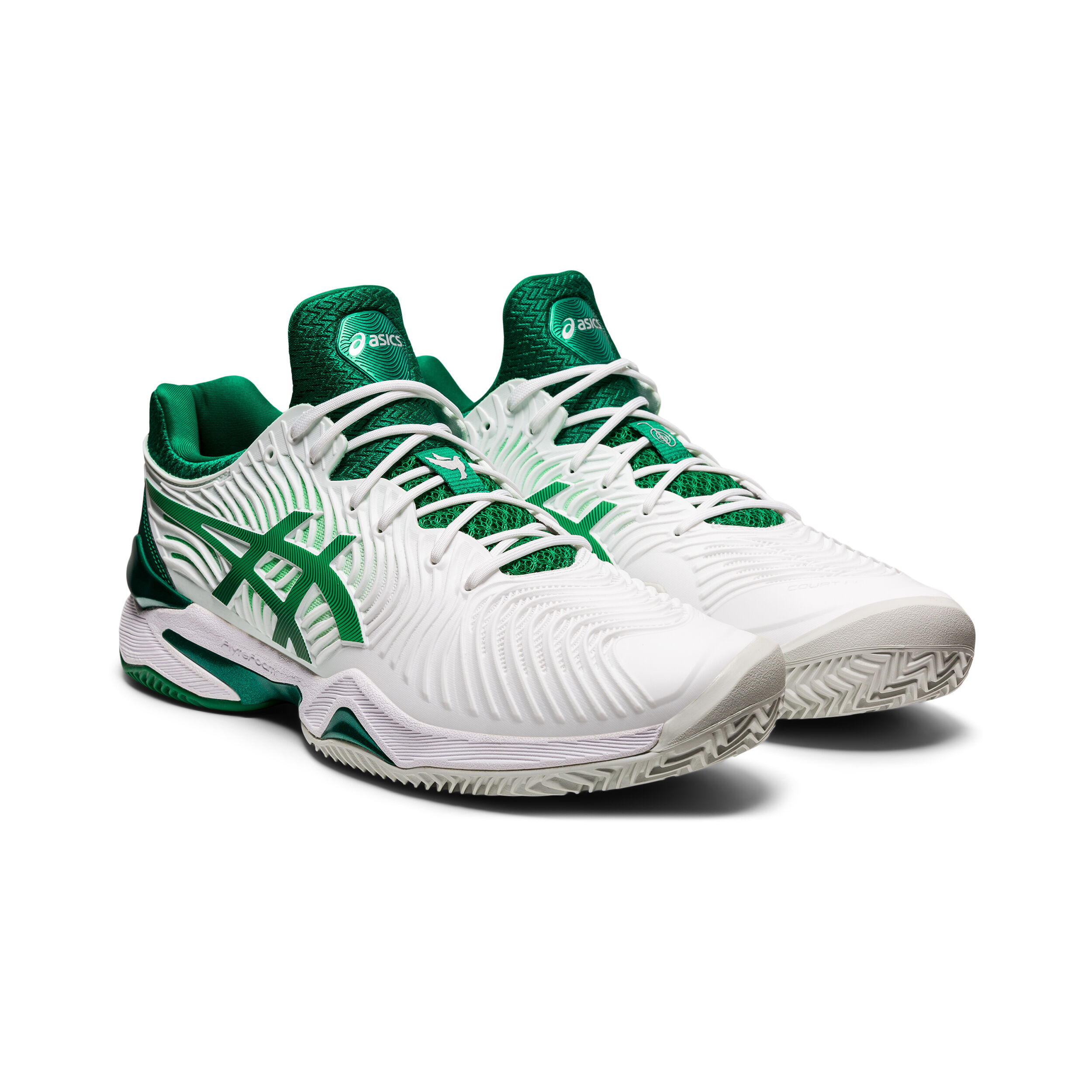 Novak Djokovic Court FF Chaussure Terre Battue Hommes Blanc Vert