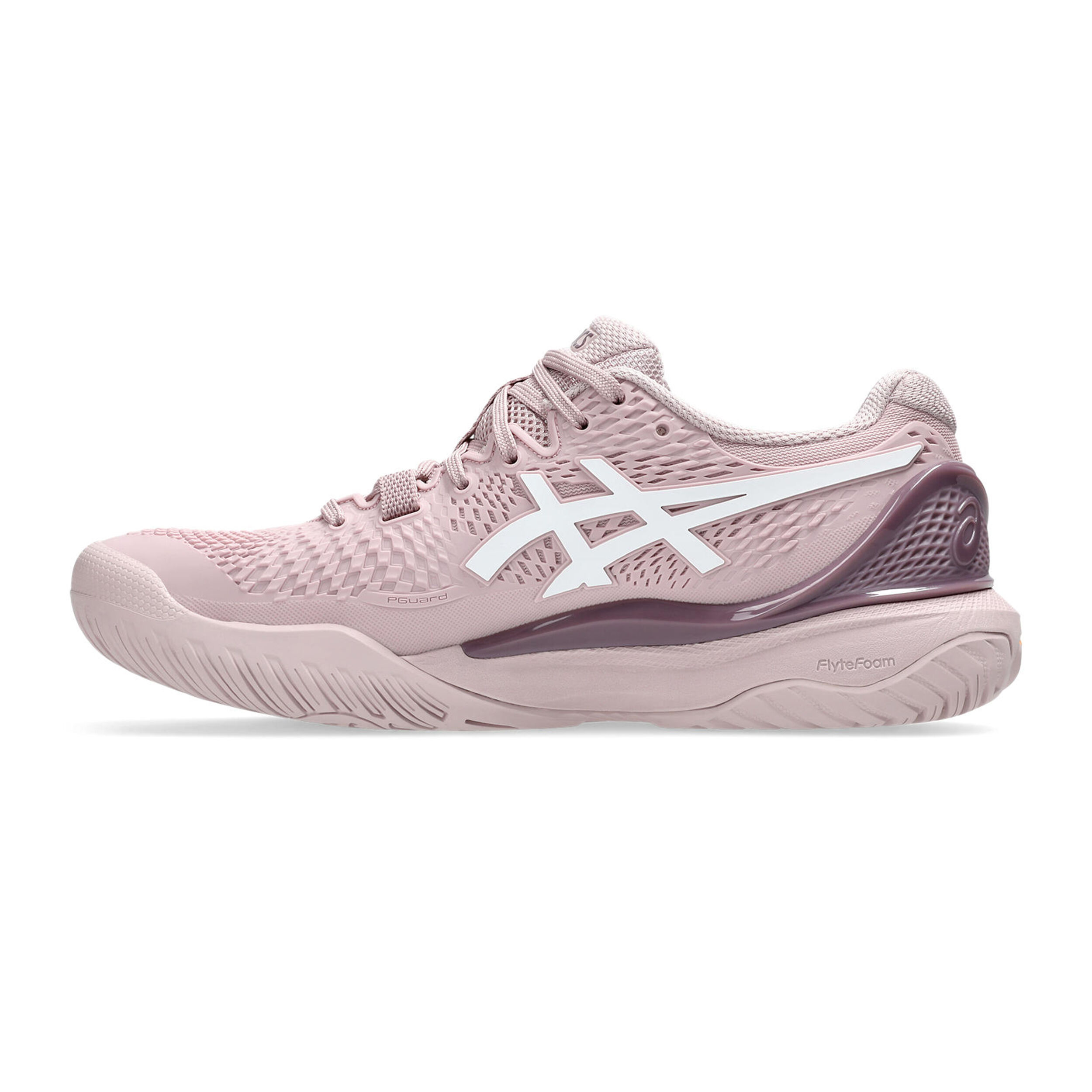 Gel Resolution 9 Chaussures Toutes Surfaces Femmes Rose Blanc