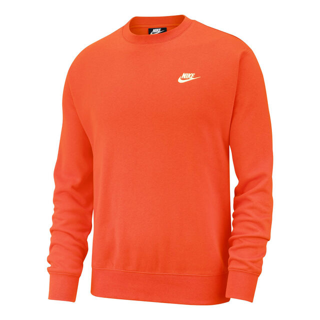 Buy Nike Club Crew Sweat-shirt Hommes Orange , Blanc online | Tennis ...